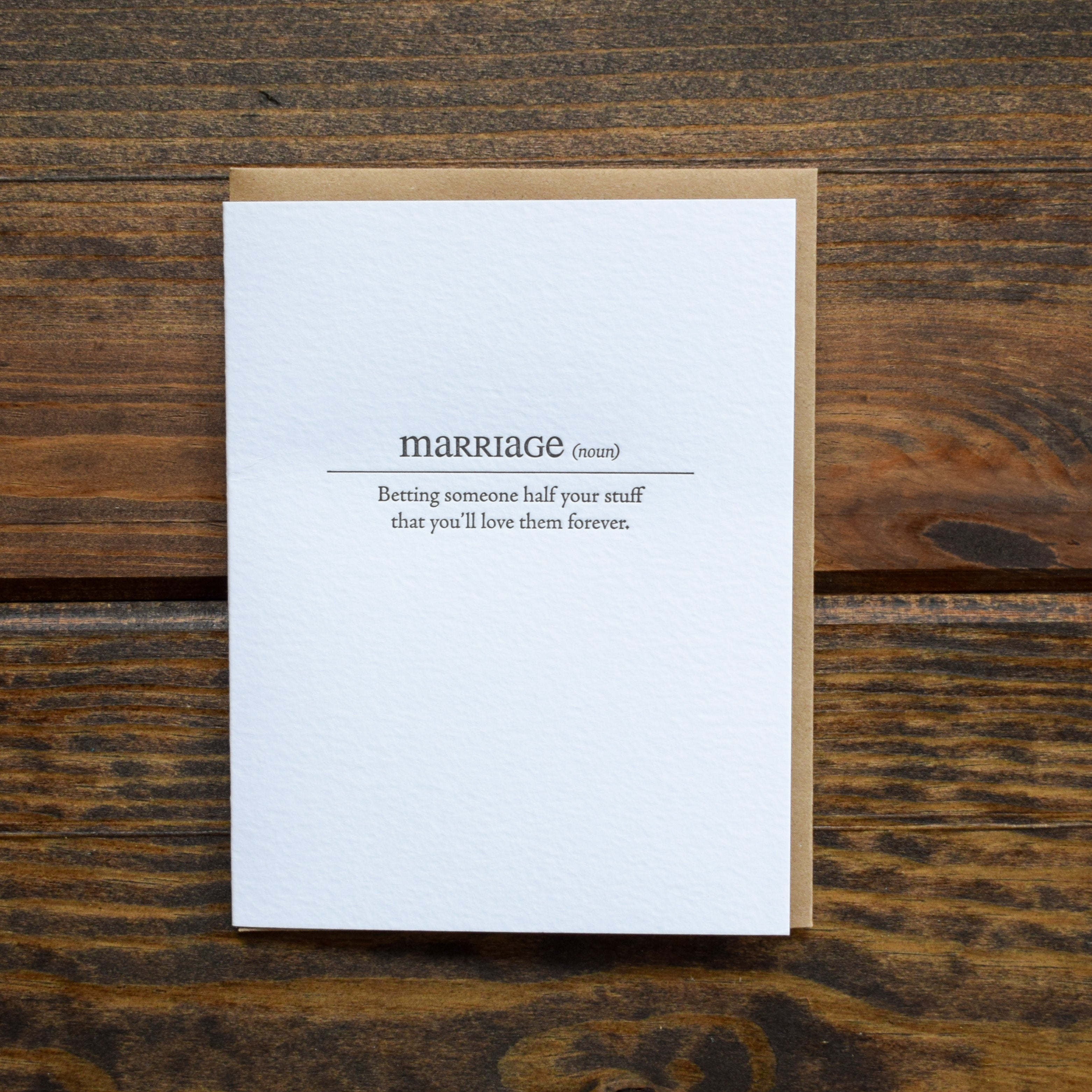 Sapling Press Modern Definitions Card | Hearth and Soul