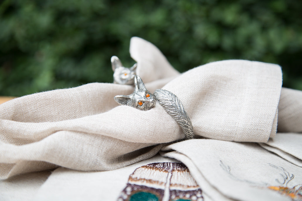 Vagabond House Fox Napkin Ring | Hearth and Soul | Fox Napkin Ring