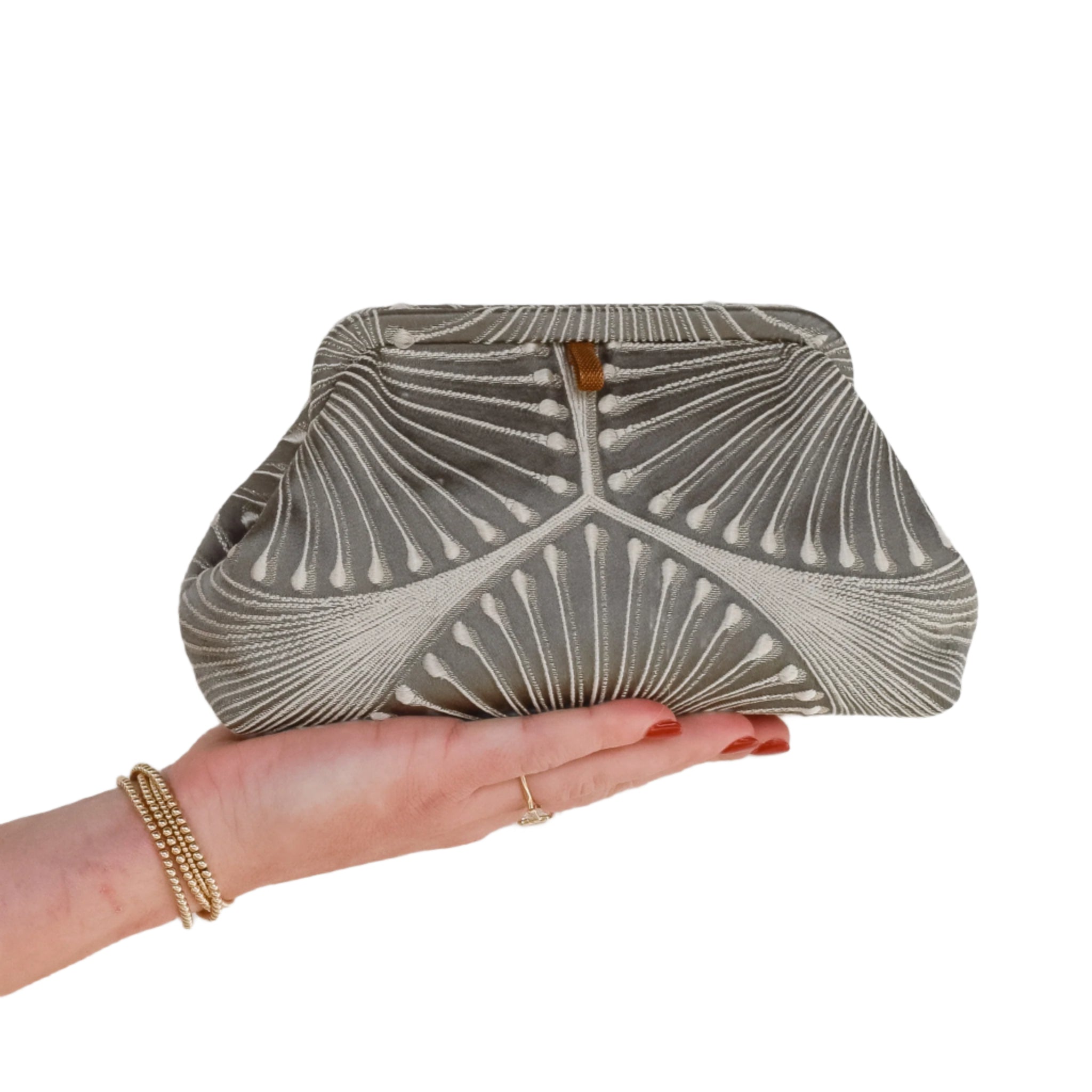 Liette Clutch - Grey – Hearth and Soul
