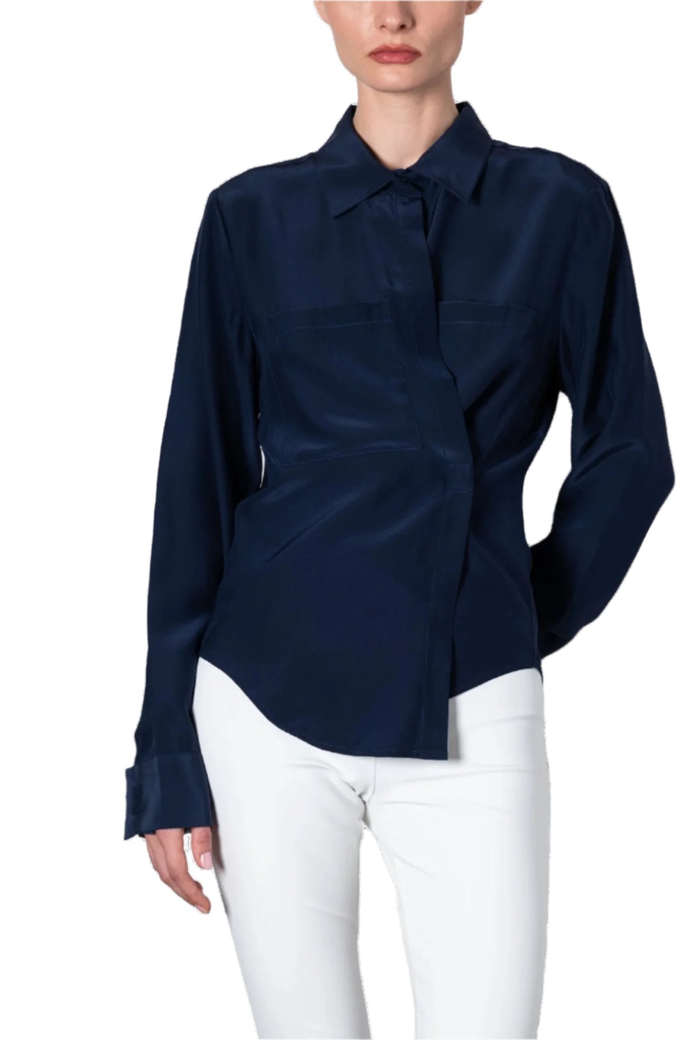 Ursala Silk Wrap Shirt – Hearth and Soul