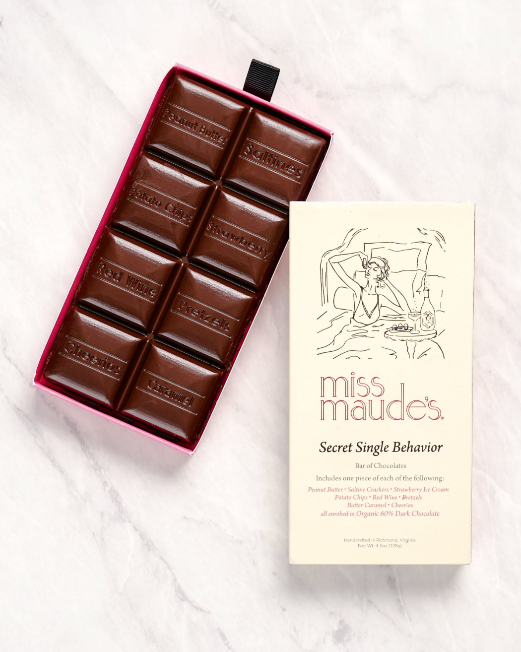 Secret Single Behavior Dark Chocolate Bar – Hearth and Soul